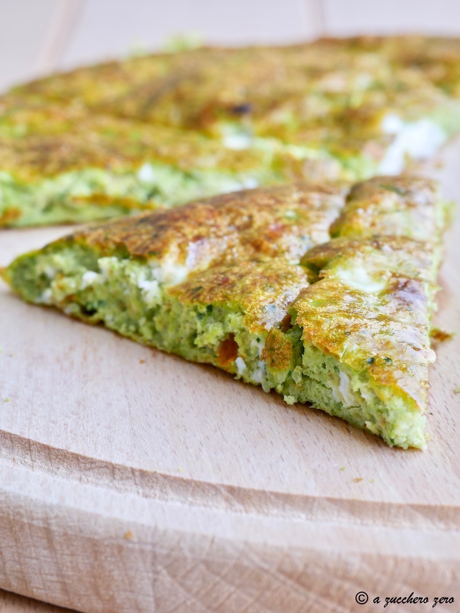 Light Baked Broccoli Frittata | Light and Fluffy Recipe Without Oil ...