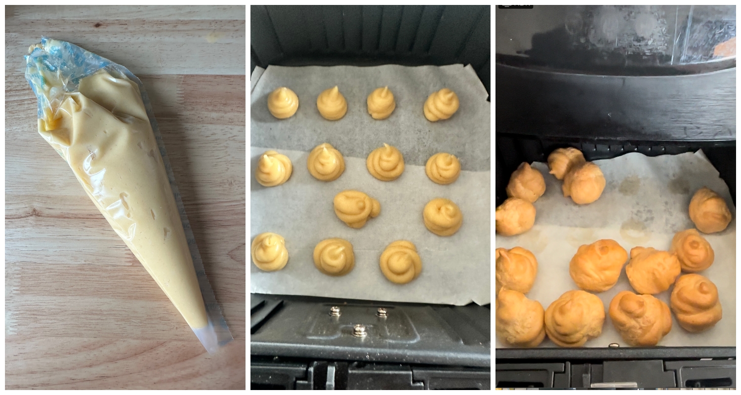 Air Fryer Cream Puffs - Delicious Recipes