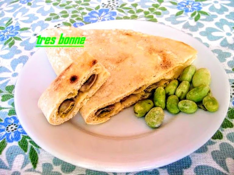 Fava Bean Pizza Genuine Recipe Passed Down by Grandparents - Delicious ...