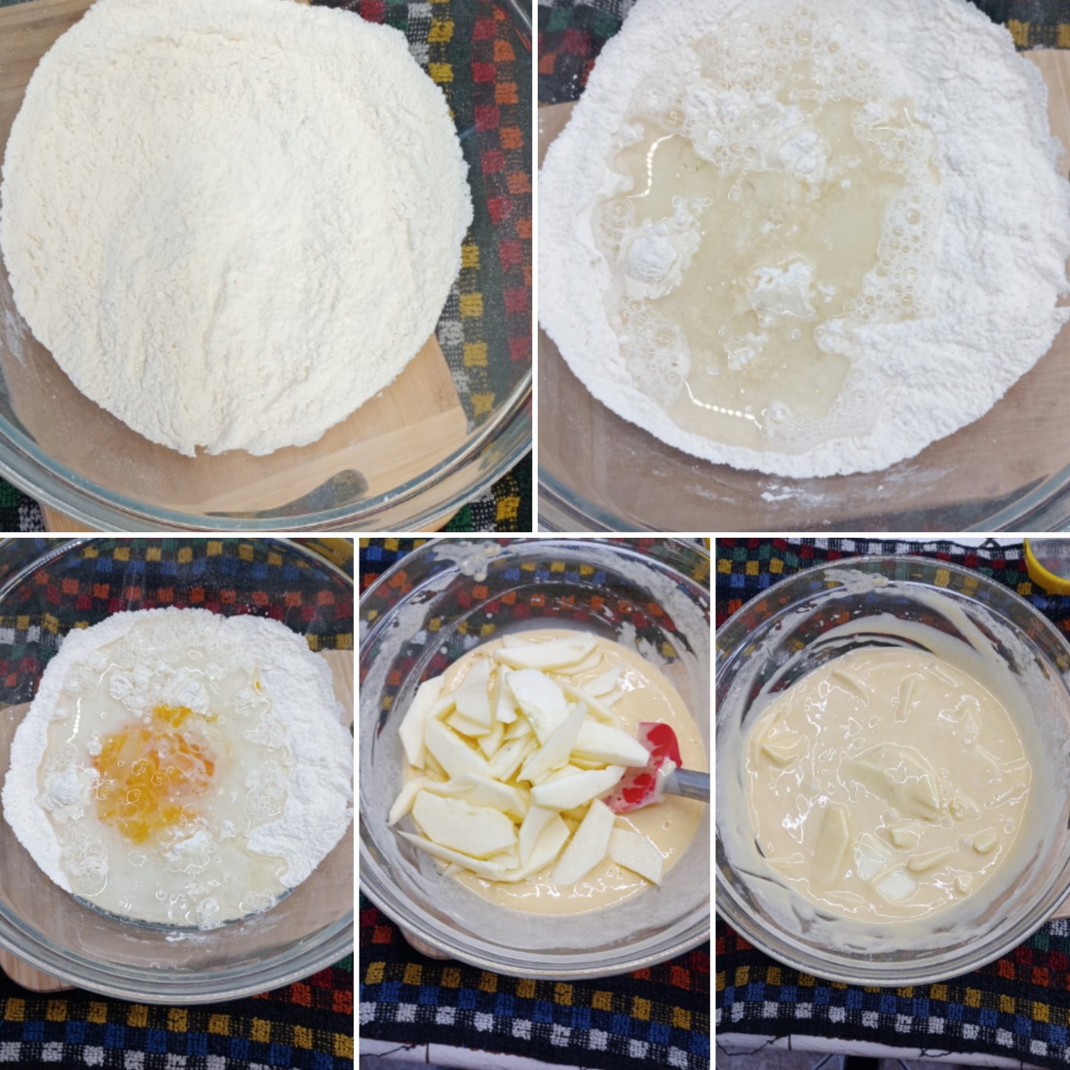 Water and Apple Cake - Delicious Recipes