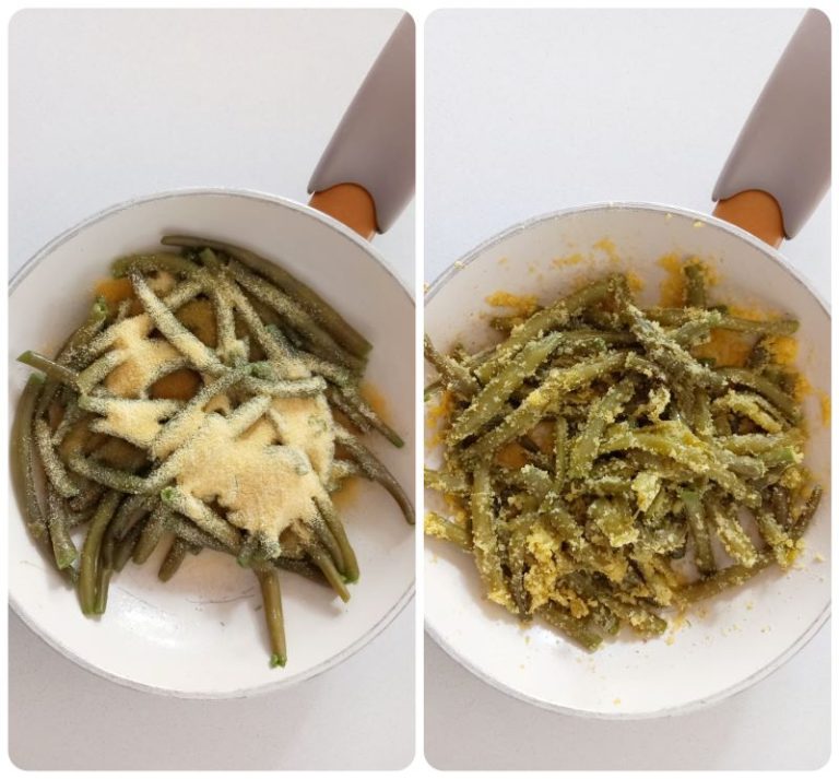 GREEN BEANS WITH CORN IN A SKILLET - Delicious Recipes