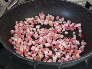 Orecchiette with Mascarpone, Turmeric, Bacon - Delicious Recipes