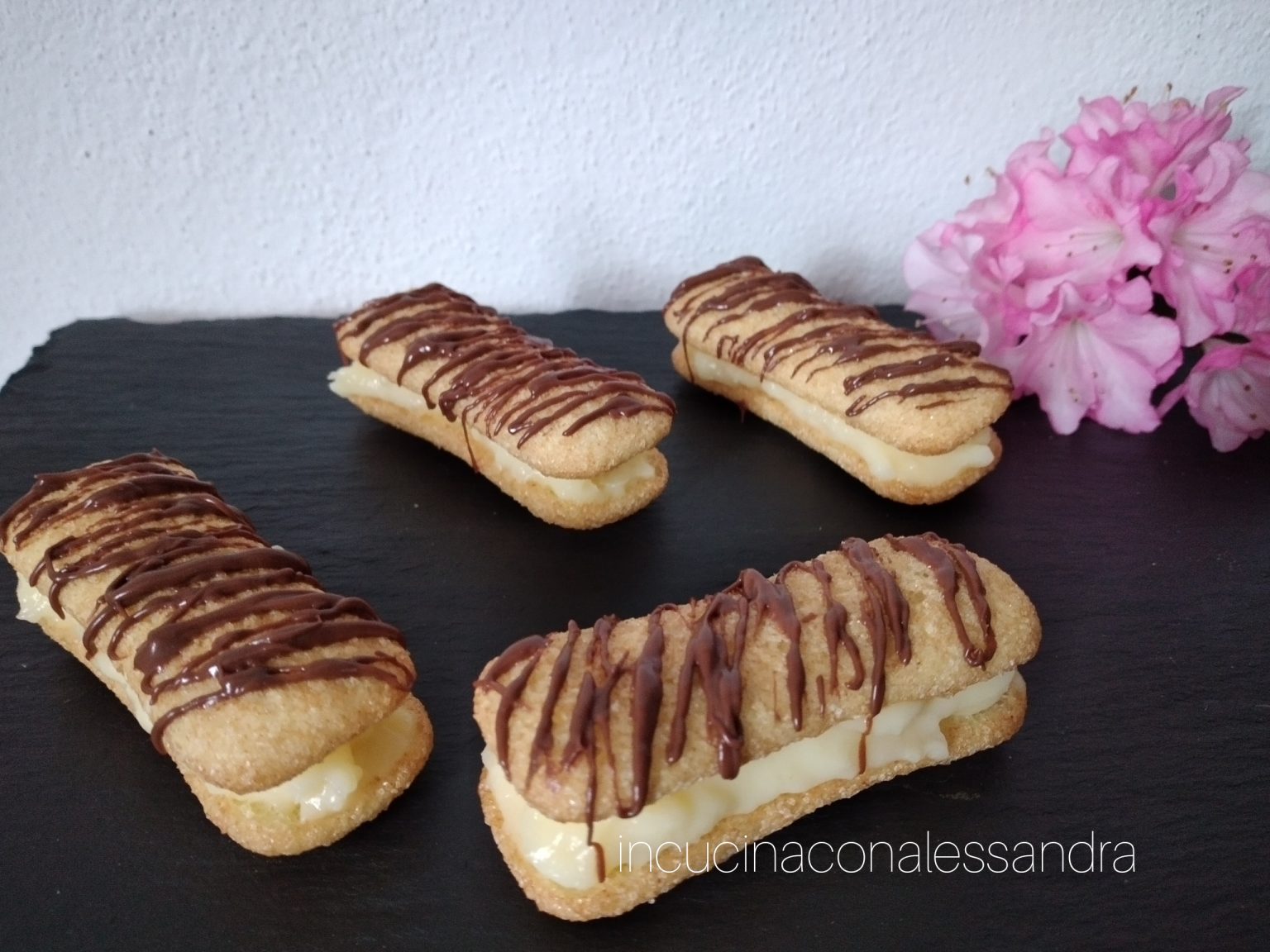 Pavesini with Cream and Nutella - Delicious Recipes
