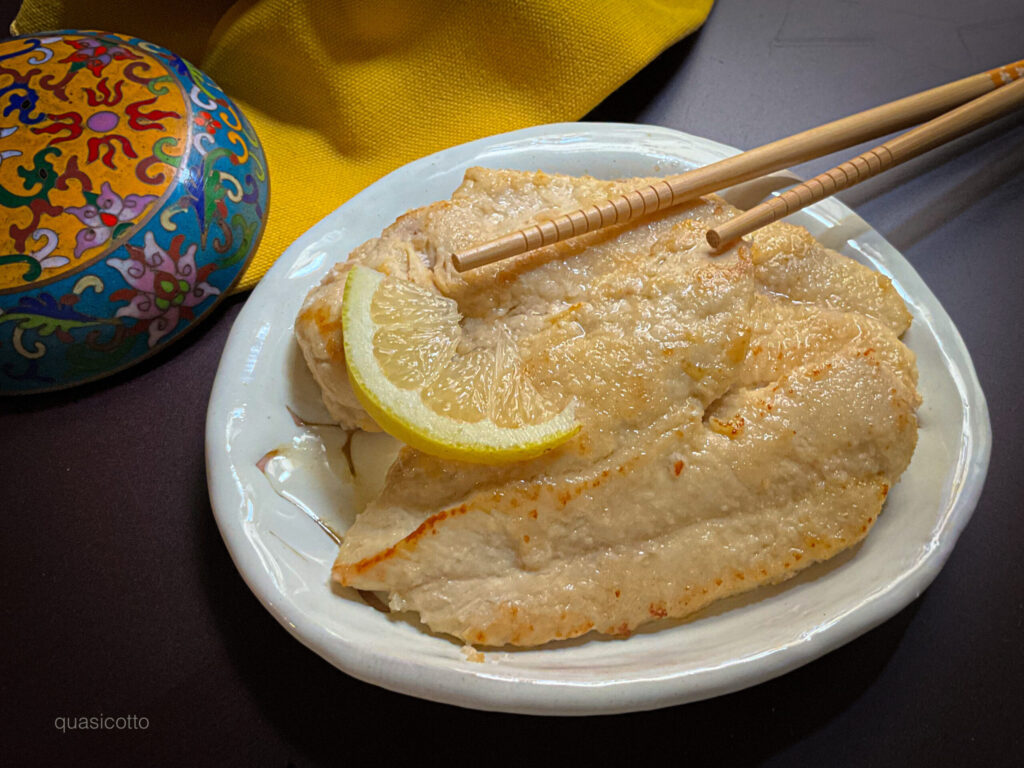 Super Tender Lemon and Ginger Chicken Escalopes in a Pan. - Delicious ...