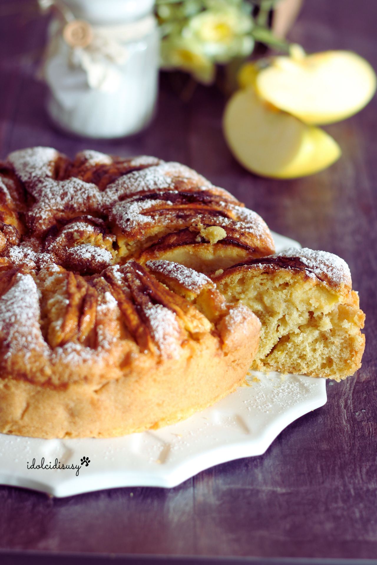 Gâteau aux pommes à la friteuse à air - Recettes délicieuses
