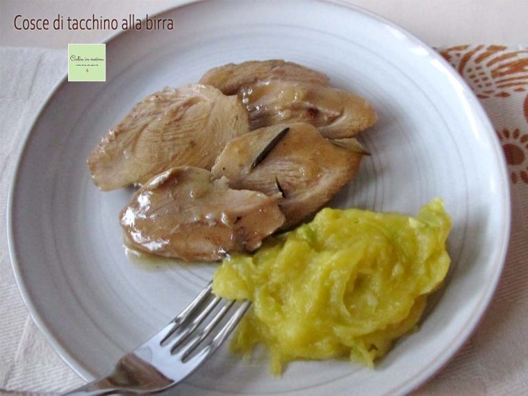 Cuisses de dinde à la bière avec purée de potiron - Recettes délicieuses