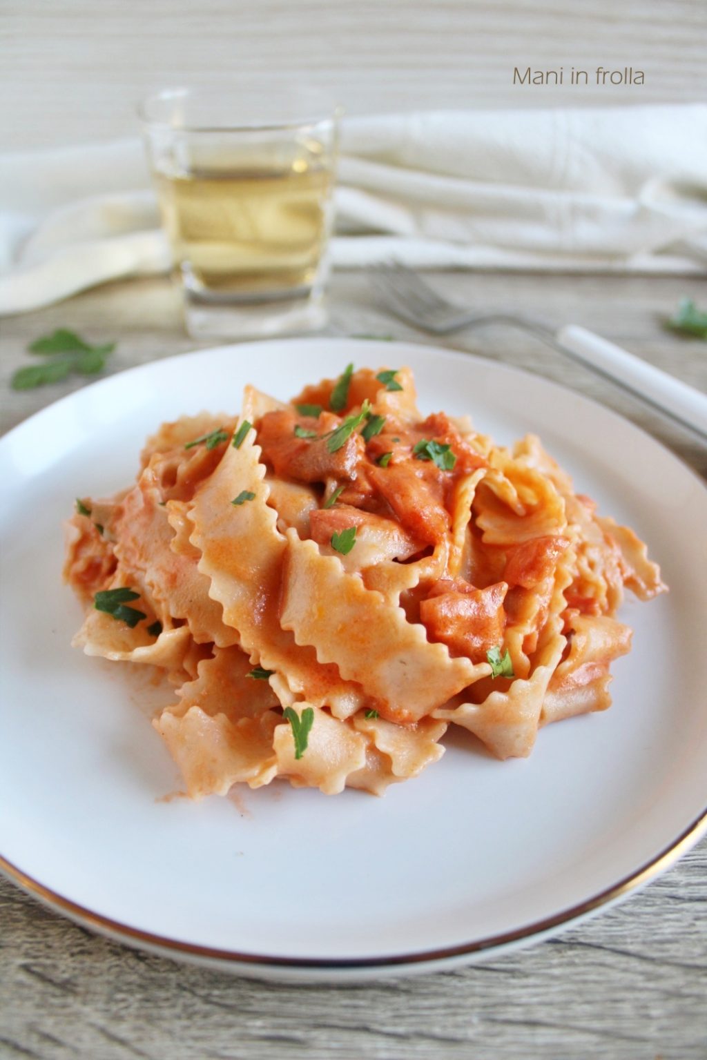 Reginette con Salmón - Recetas deliciosas