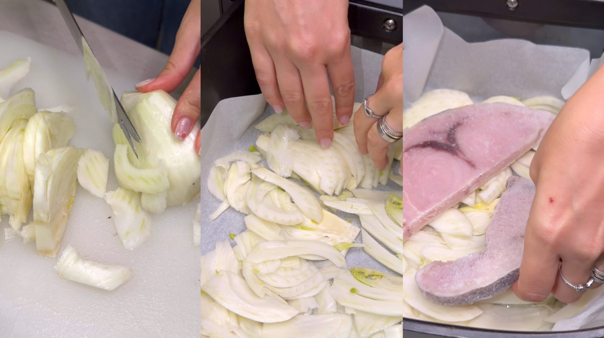 Pez espada con hinojos en freidora de aire – segundo ligero y sabroso ...