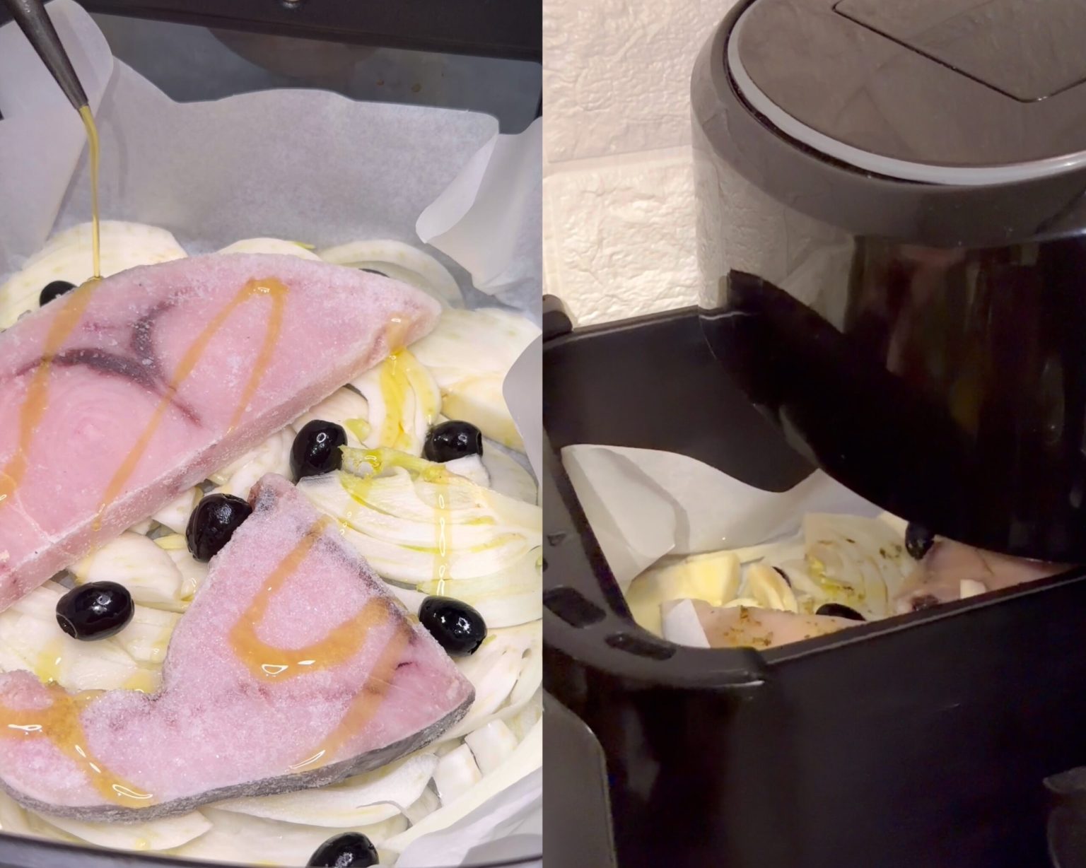 Pez espada con hinojos en freidora de aire – segundo ligero y sabroso ...